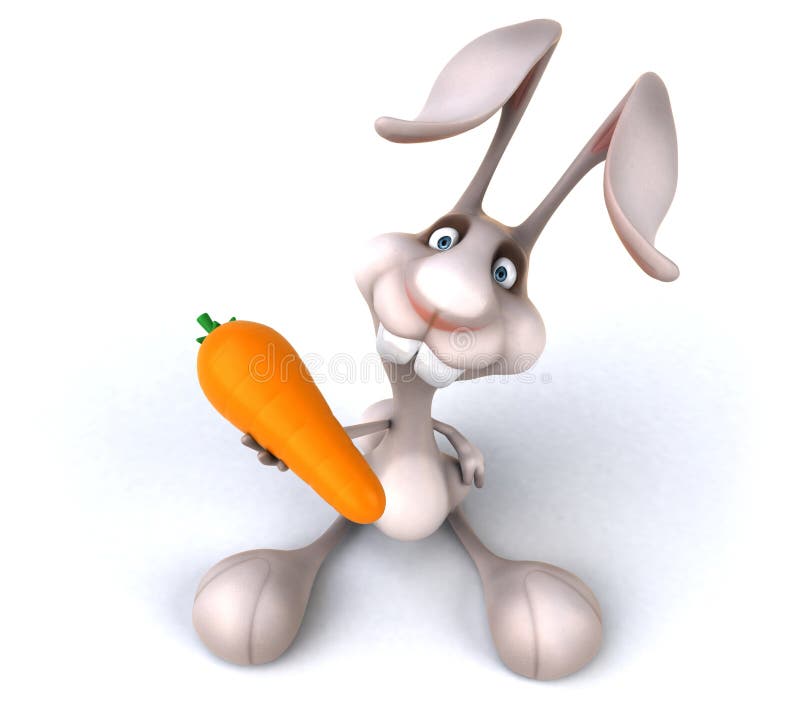 Fun rabbit stock illustration. Illustration of mammal - 47987198