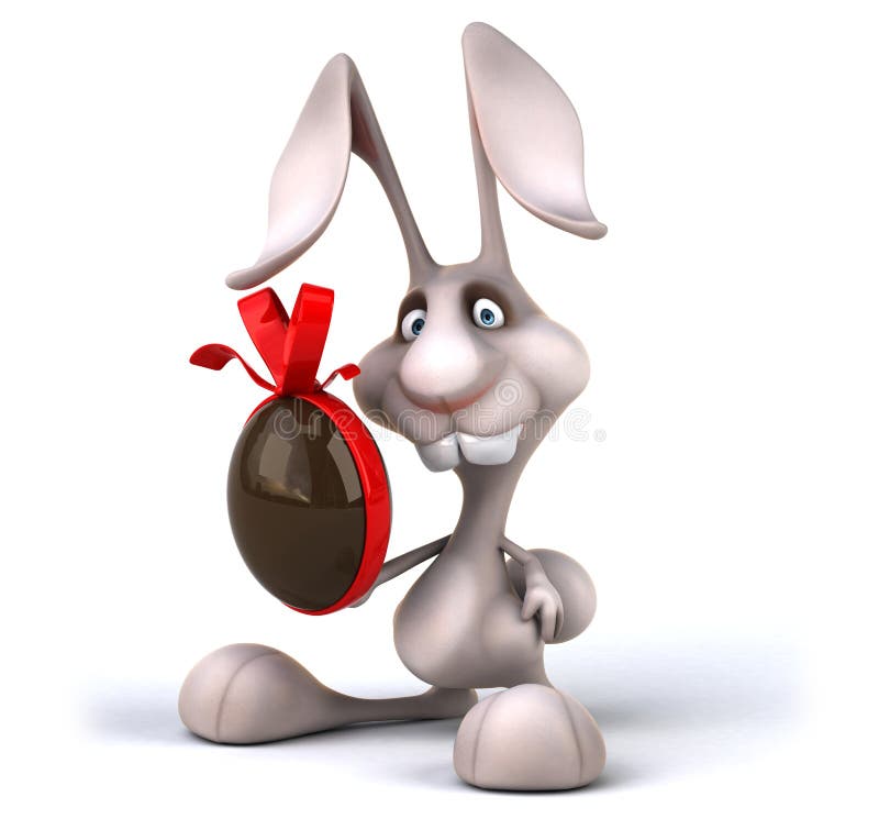 Fun rabbit stock illustration. Illustration of rabbit - 49537240