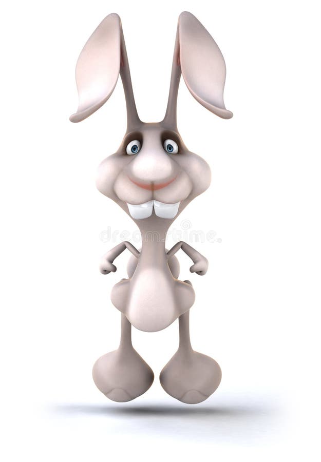 Fun rabbit stock illustration. Illustration of domestic - 57207052