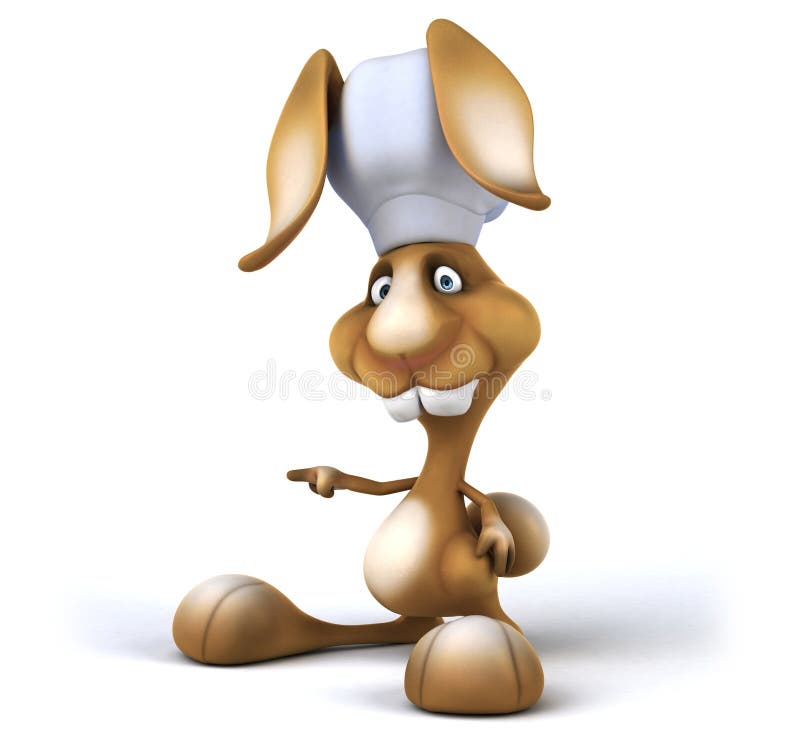 Fun rabbit stock illustration. Illustration of portrait - 57207085