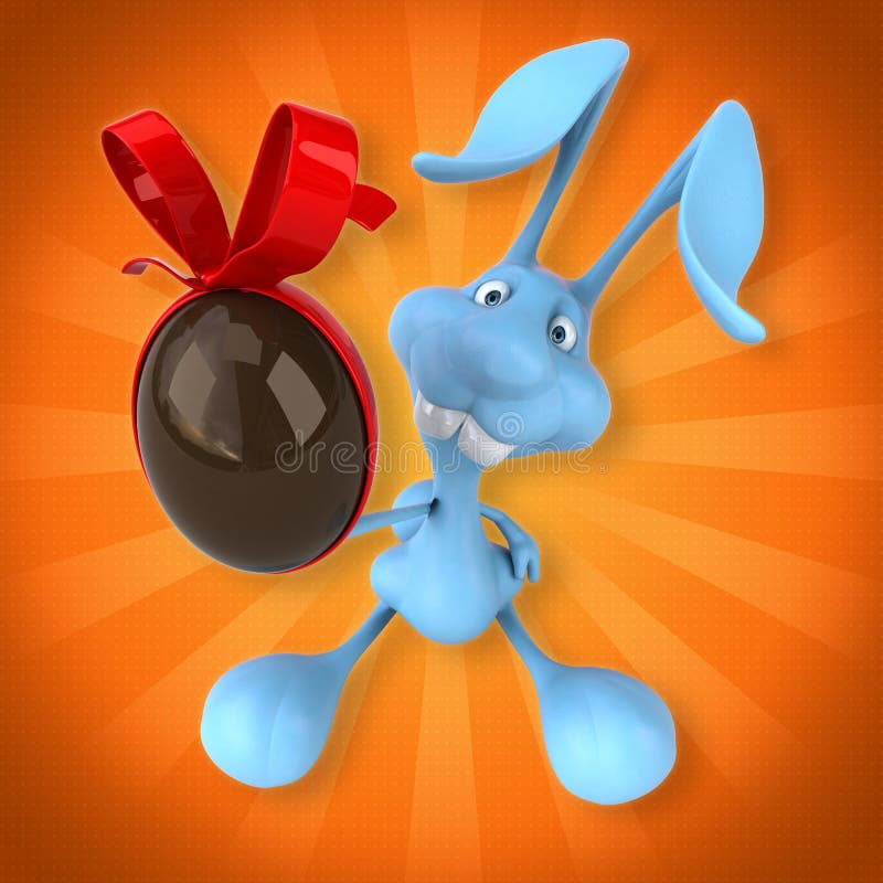 Fun rabbit stock illustration. Illustration of food, celebrate - 66617408