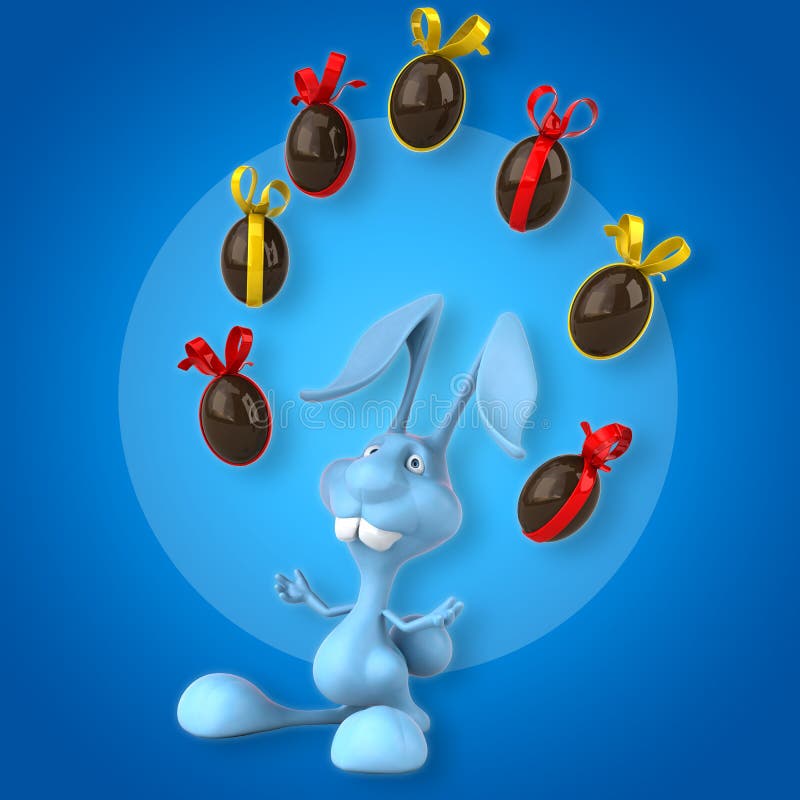 Fun rabbit stock illustration. Illustration of animal - 67461952