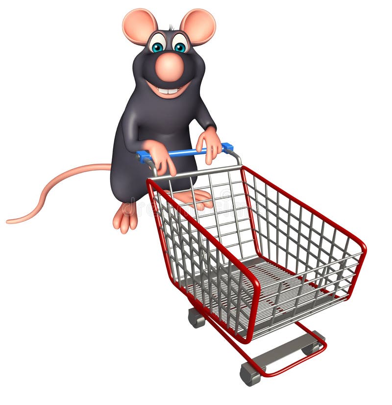 Fun Rat Cartoon Character Trolly Stock Illustrations – 4 Fun Rat ...