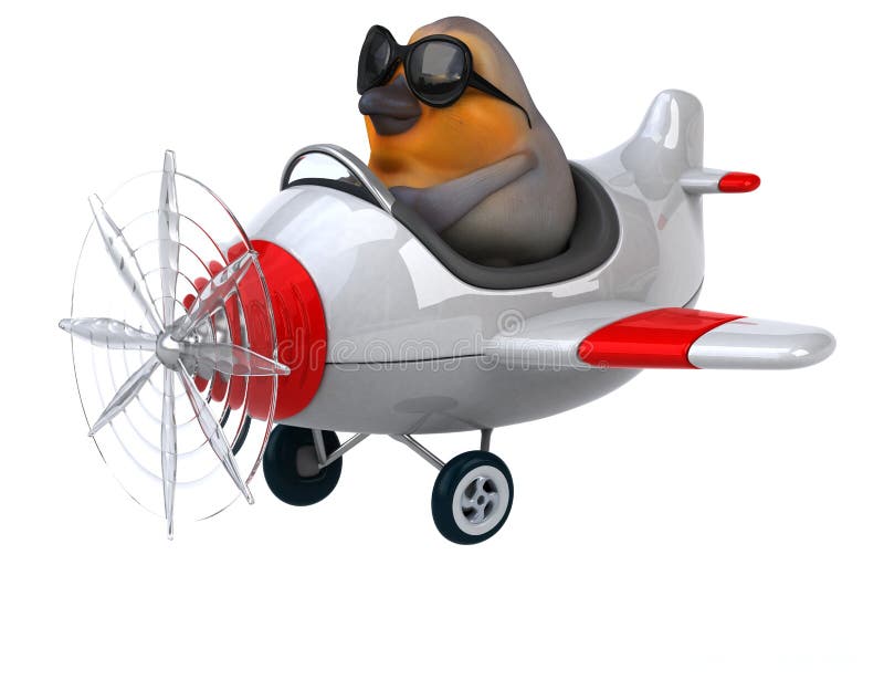 Fun red robin stock illustration. Illustration of robin - 143899431