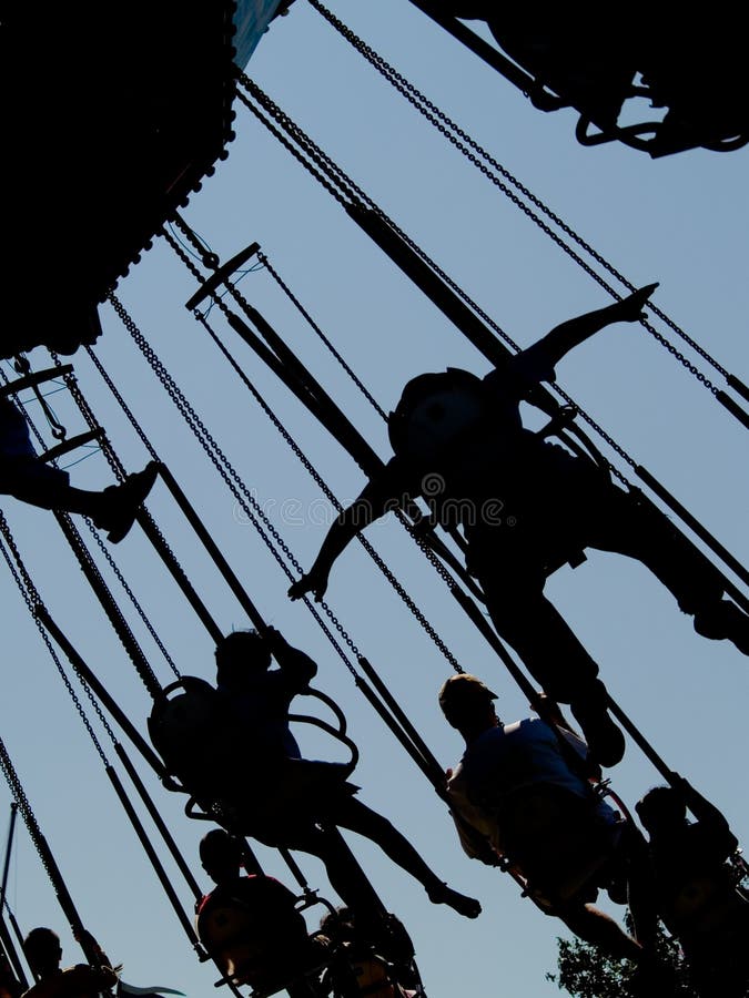 Fun ride stock photo. Image of entertainment, blue, family - 1205646