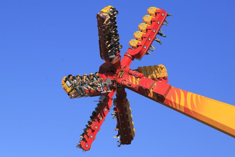 Fun ride editorial photography. Image of attraction, park - 33609162