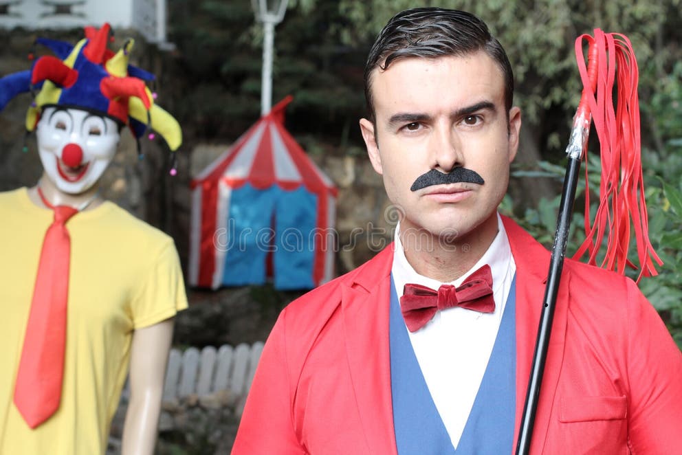 Fun Ringmaster in the Circus Stock Image - Image of cute, funny: 200030953