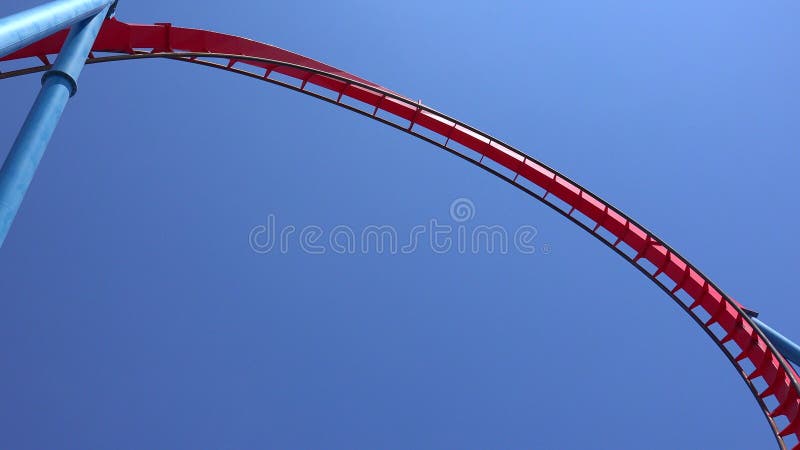 Fun Roller Coaster Ride editorial stock photo. Image of coasters - 92177918