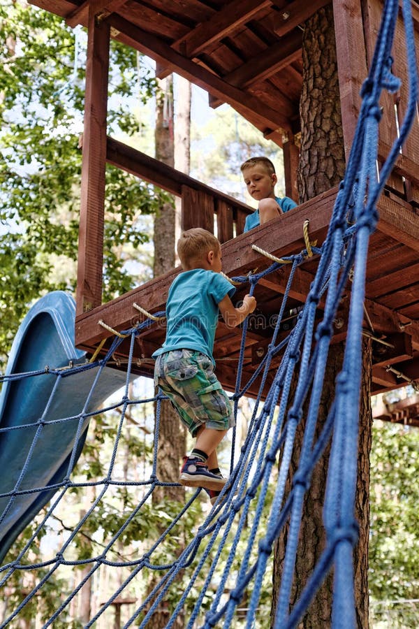 Two Boys Jumping Rope Park Stock Photos - Free & Royalty-Free Stock ...