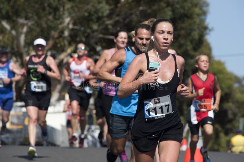 People jogging in Fun Run editorial photo. Image of running - 61321611