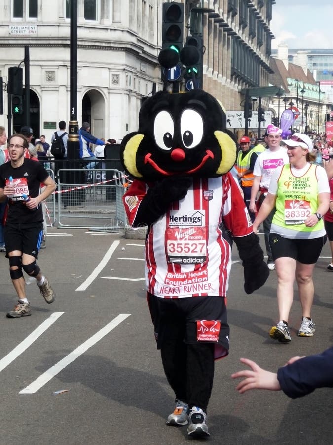 Fun Runners at London Marathon 25th April 2010 Editorial Photography ...