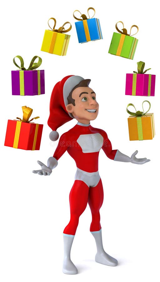 Fun santa claus stock illustration. Illustration of christmas - 46480829