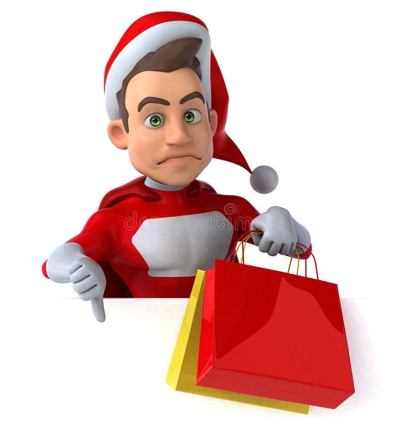 Fun santa claus stock illustration. Illustration of holiday - 58789620