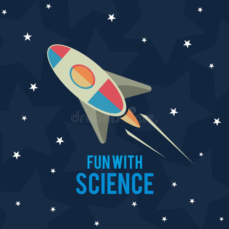 Fun with Science. Vector Illustration Decorative Background Design ...