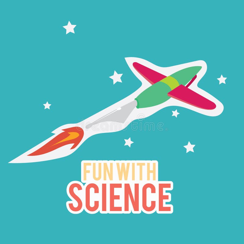 Fun with Science. Vector Illustration Decorative Background Design ...