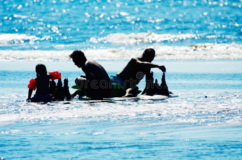 Fun in the sea stock image. Image of male, paradise, living - 1051329