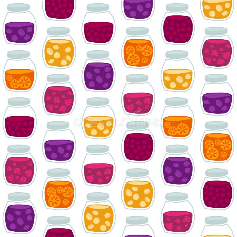 Jam Jars Pattern Stock Illustrations – 407 Jam Jars Pattern Stock ...