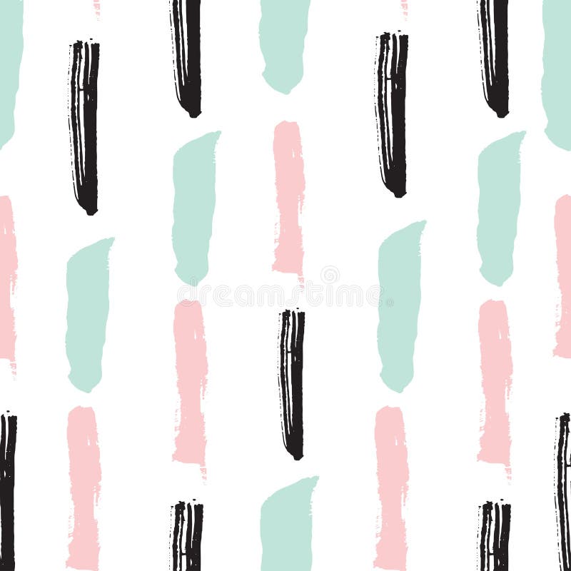 Fun Seamless Pattern Design Stock Vector - Illustration of minimal ...