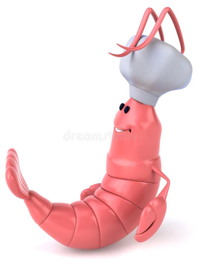 Fun shrimp stock illustration. Illustration of seafood - 49790413