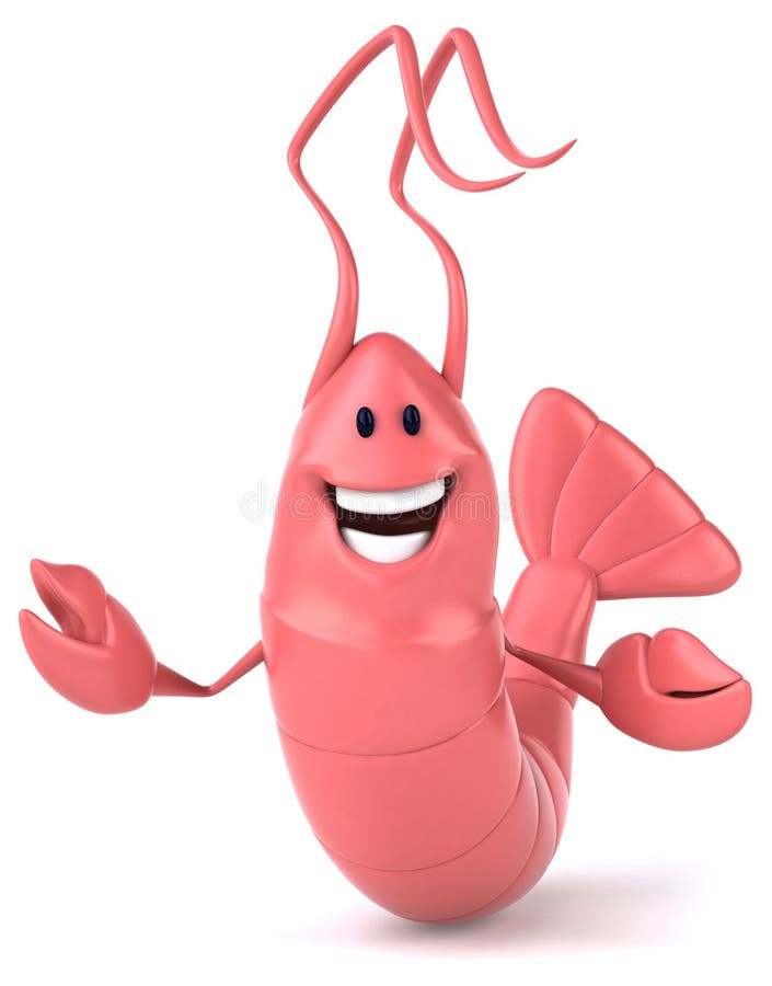 Fun shrimp stock illustration. Illustration of elegant - 78179853