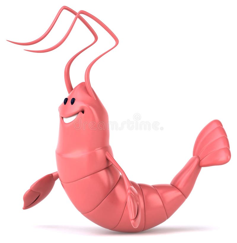Fun shrimp stock illustration. Illustration of health - 78179901