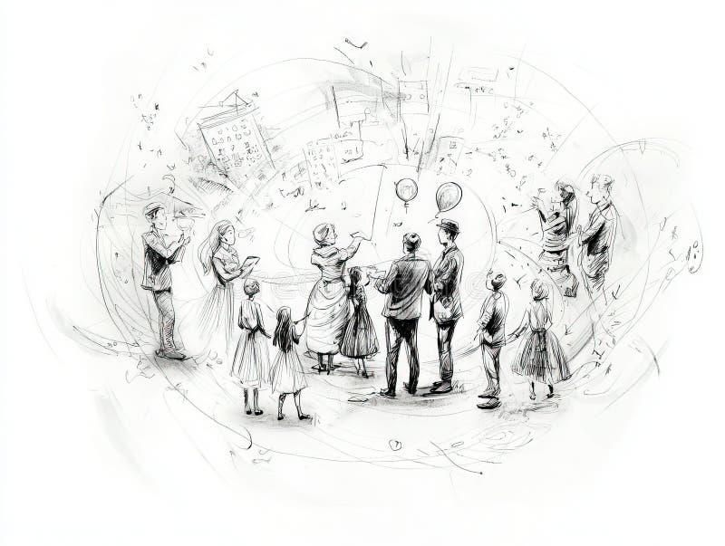 Fun Sketch: a Playful Depiction Showcasing Elements of Fun and Joy ...