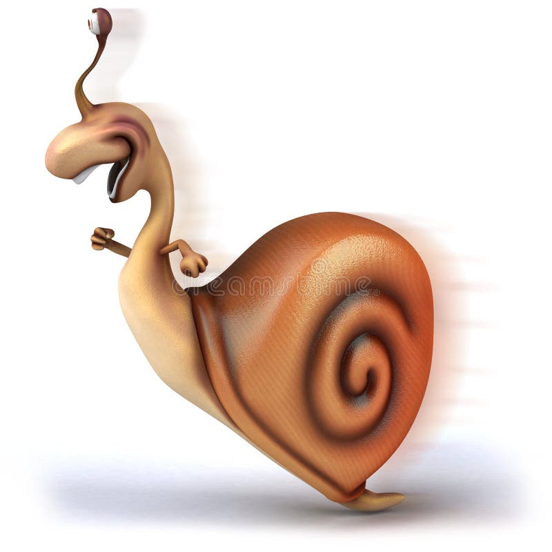 3d Wizard snail stock illustration. Illustration of magician - 38488422