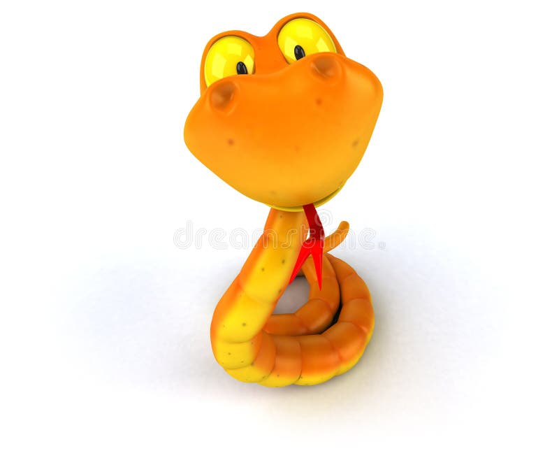 Fun snake stock illustration. Illustration of animal - 58854620