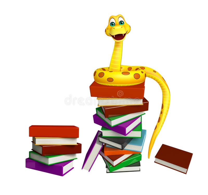 Snake Teacher Pile Books Stock Illustrations – 12 Snake Teacher Pile ...