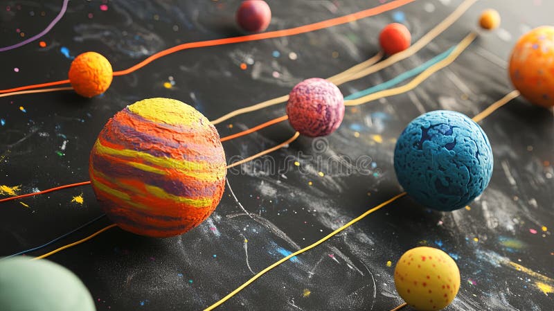 A Fun Solar System Model Activity with Foam Balls, Paint, and Wires ...