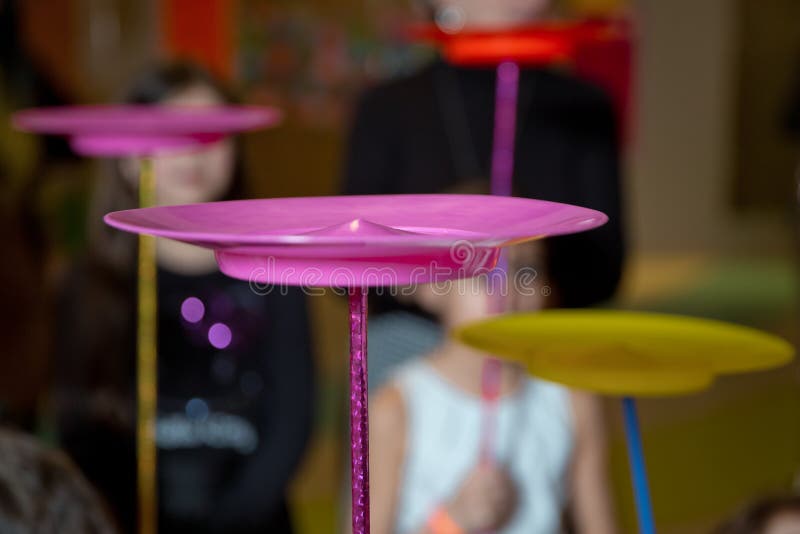 Fun with Spinning Plates .balancing a Spinning Plate. a Collection of ...