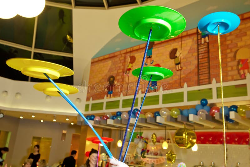 Fun with Spinning Plates .balancing a Spinning Plate. a Collection of ...