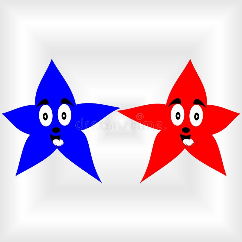 Fun stars stock illustration. Illustration of couple - 64762867