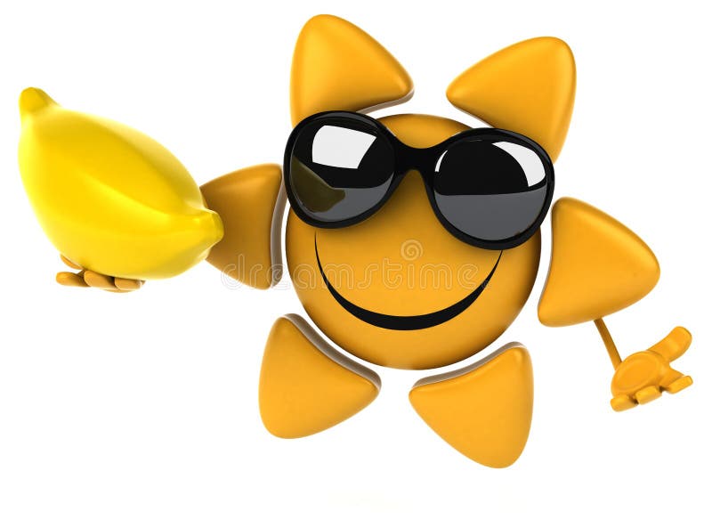 Fun sun stock illustration. Illustration of bright, fruit - 54037967