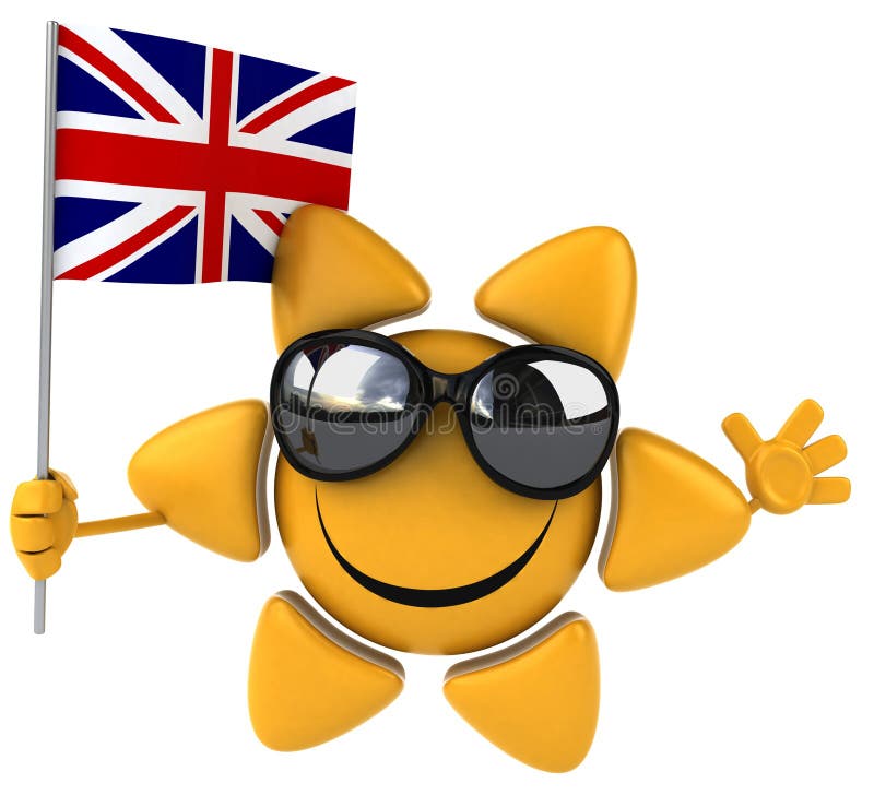 Fun sun stock illustration. Illustration of isolated - 55375727