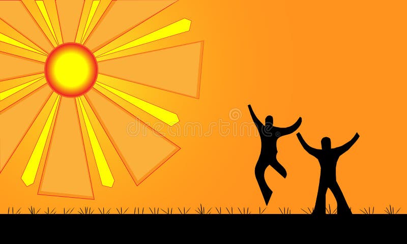 Fun in the Sun stock vector. Illustration of lifestyle - 31864166