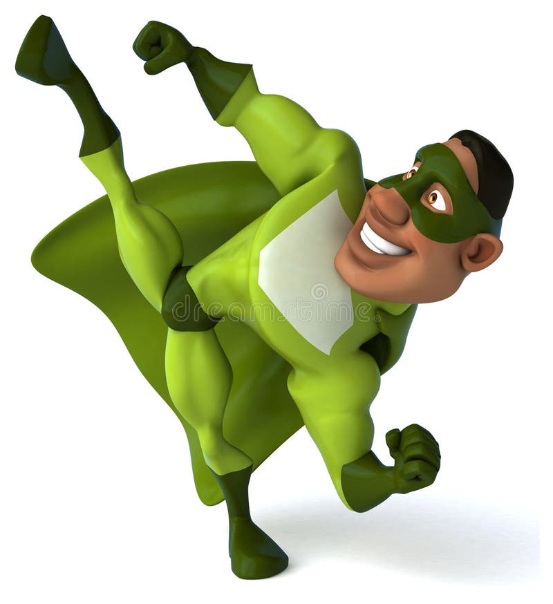 Fun superhero stock illustration. Illustration of savior - 46480750