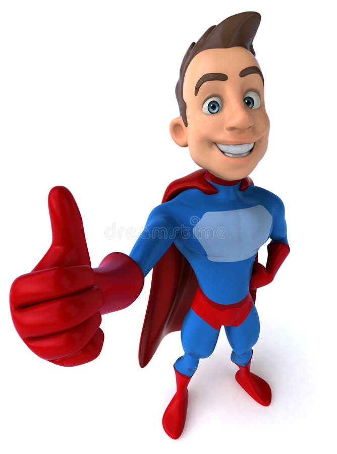 Fun superhero stock illustration. Illustration of cool - 47853078