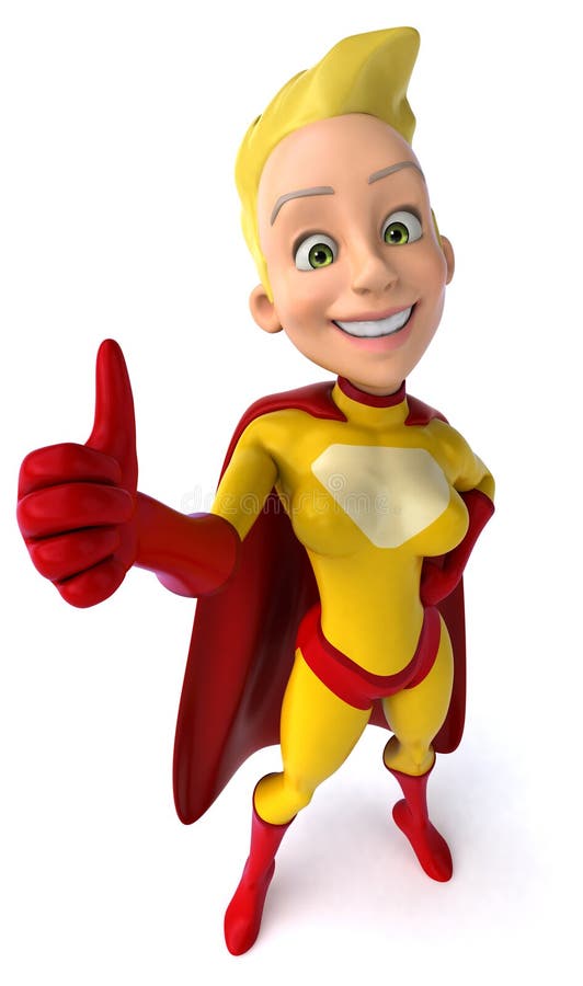 Fun superhero stock illustration. Illustration of costume - 47853283