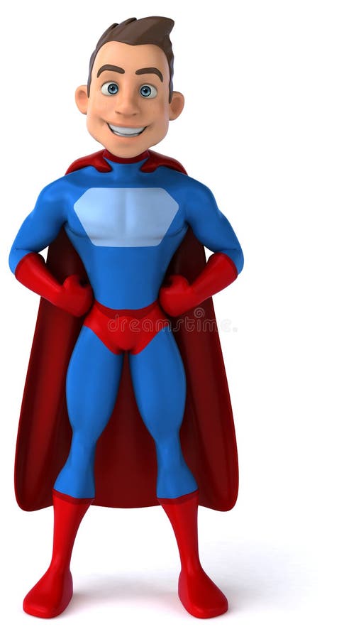 Fun superhero stock illustration. Illustration of speed - 47853675