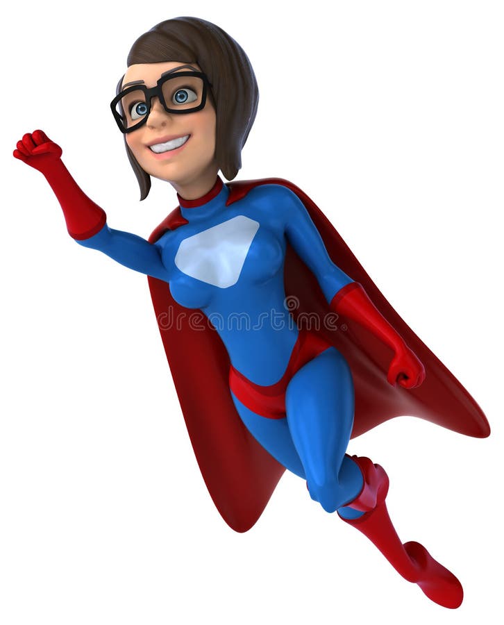 Fun superhero stock illustration. Illustration of hero - 48227069
