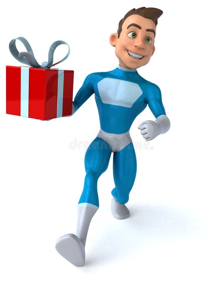 Fun superhero stock illustration. Illustration of savior - 50840540