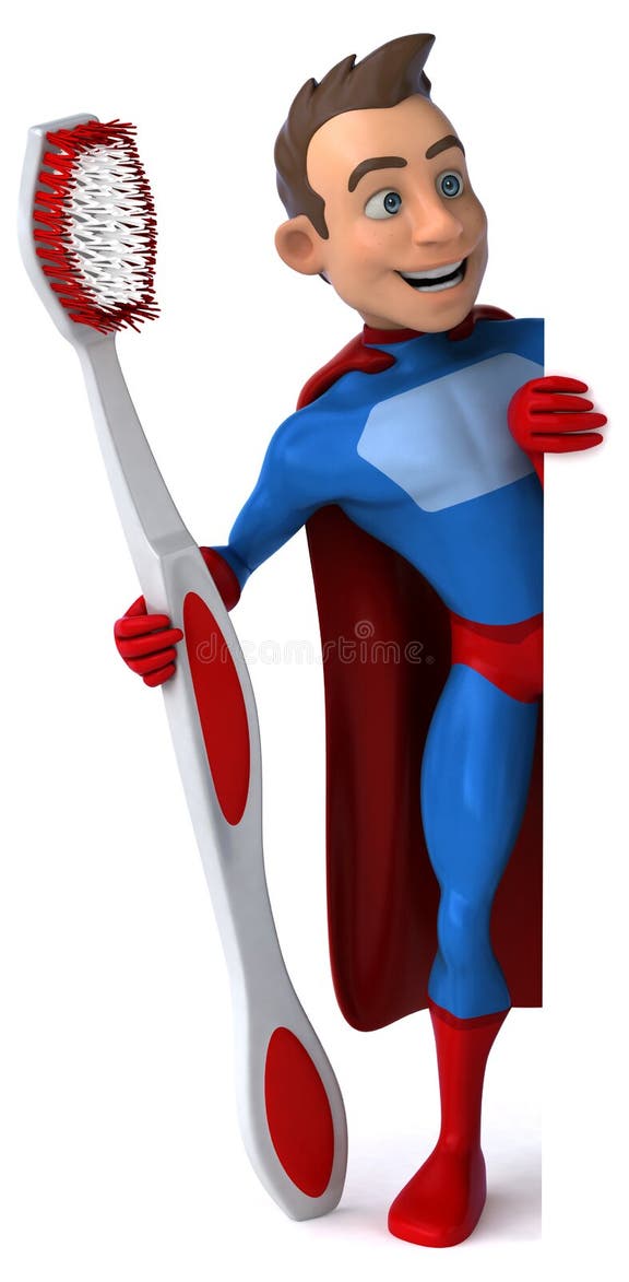 Superhero Toothbrush Stock Illustrations – 363 Superhero Toothbrush ...
