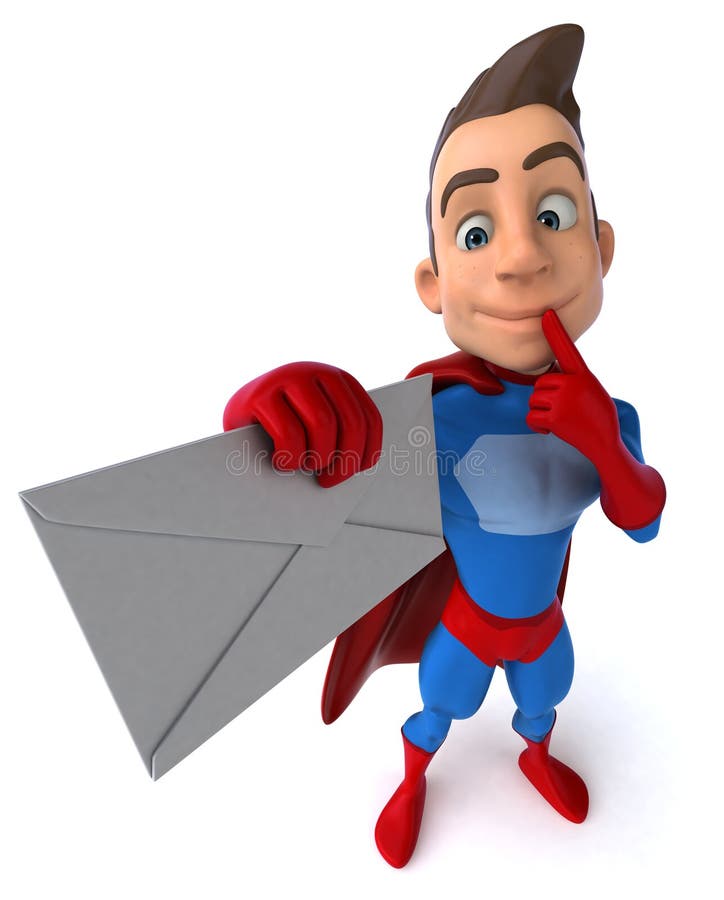 Fun superhero stock illustration. Illustration of strength - 55132493