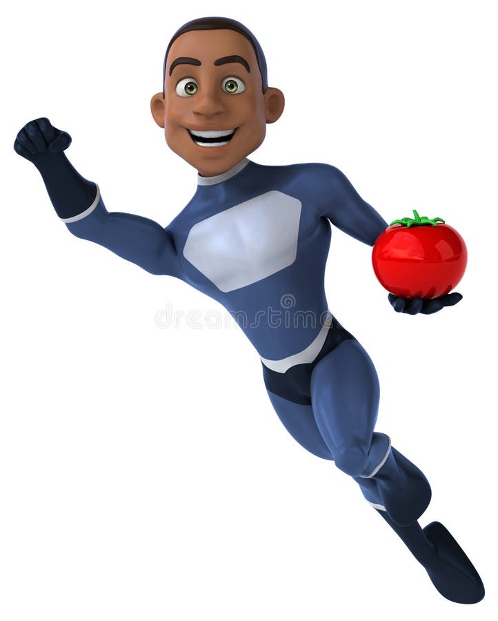 Fun superhero stock illustration. Illustration of speed - 63383150