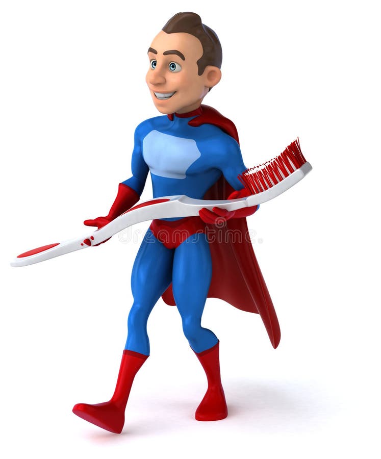 Superhero Toothbrush Stock Illustrations – 337 Superhero Toothbrush ...