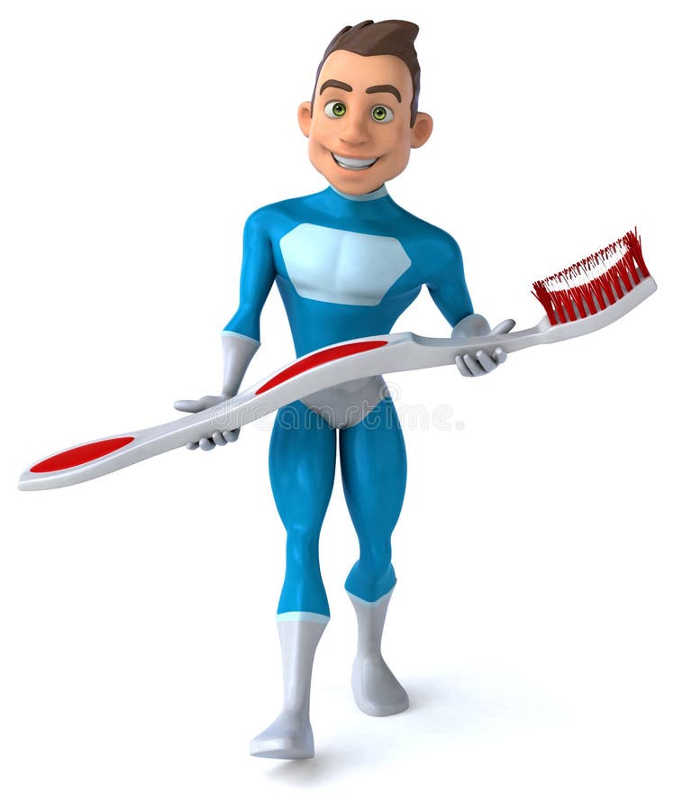 Superhero Toothbrush Stock Illustrations – 337 Superhero Toothbrush ...