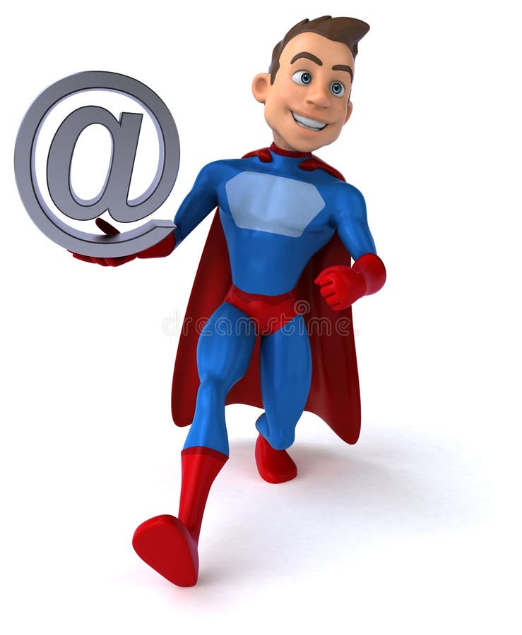 Fun superhero stock illustration. Illustration of cool - 68464867