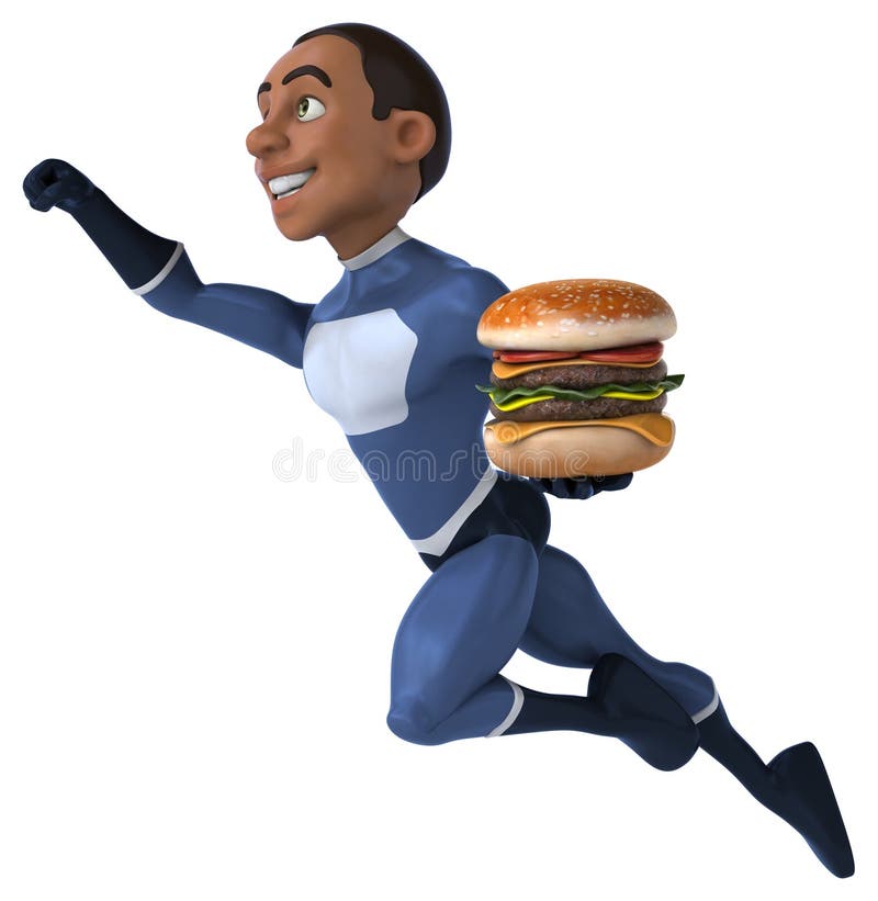 Fun superhero stock illustration. Illustration of future - 70245065