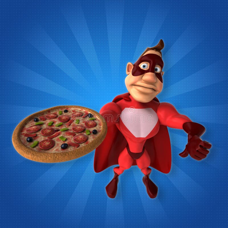 Fun superhero stock illustration. Illustration of strength - 72920828